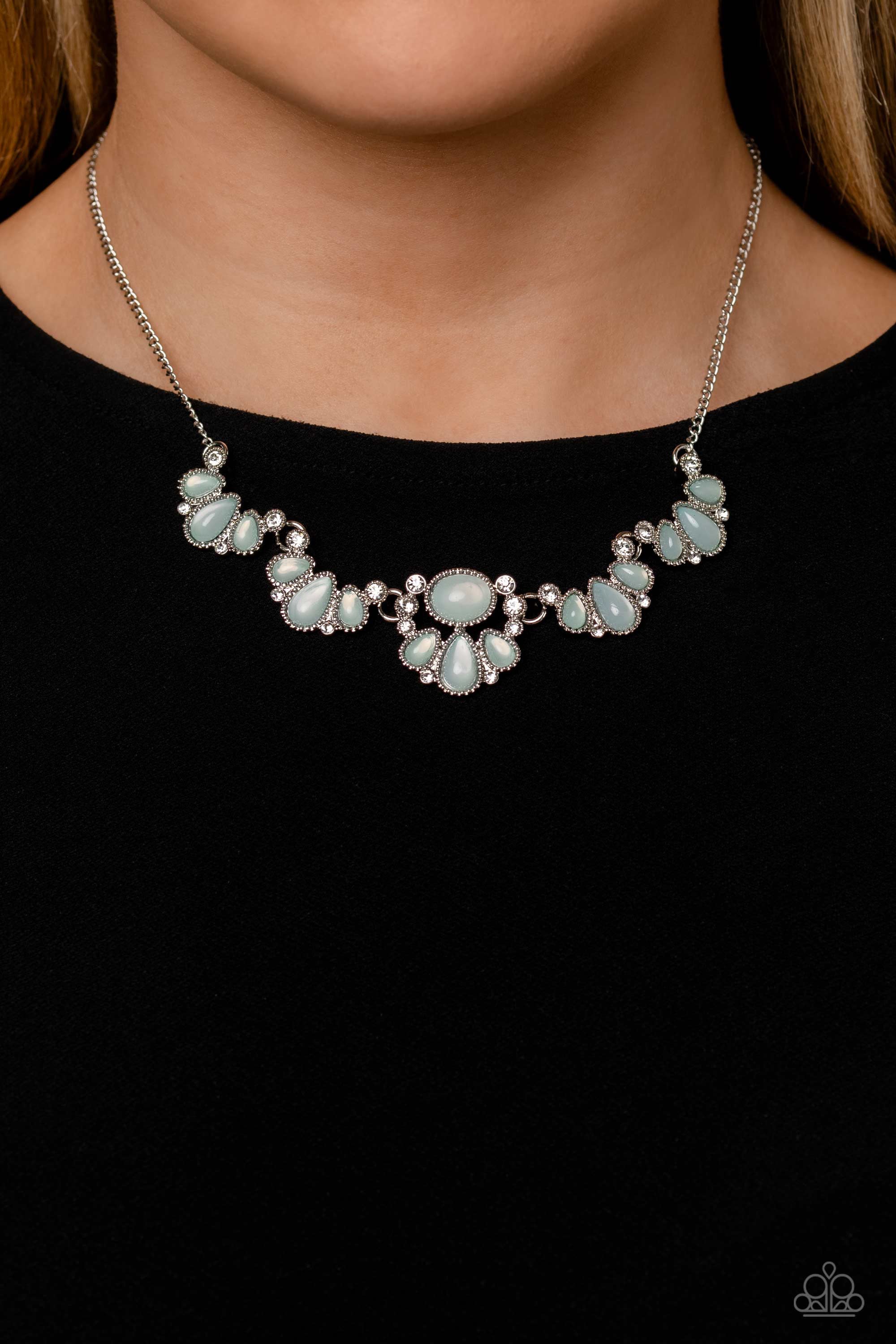 Paparazzi Accessories Dancing Dimension - Blue Necklace | Stephie's ...